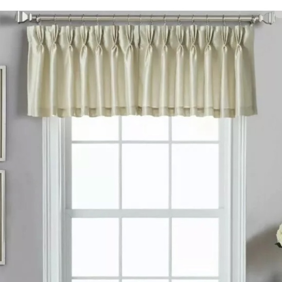 Peri | Accents | Spellbound Pinch Pleat Back Tab Valance Champagne ...